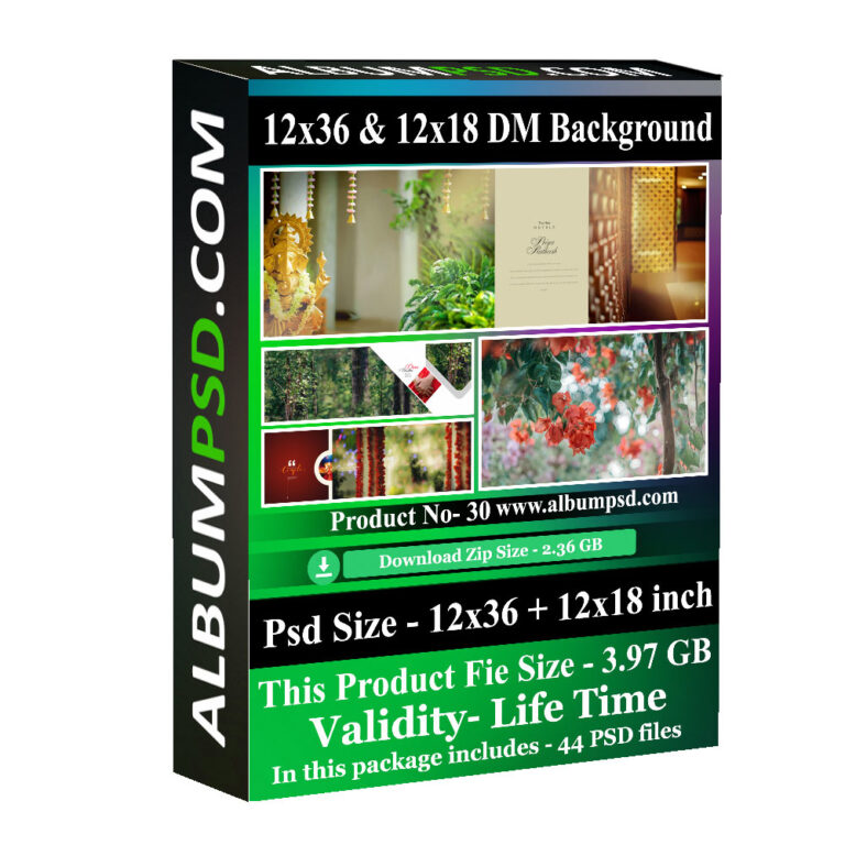 12x36 and 12x18 inch full HD DM Background - ALBUM PSD