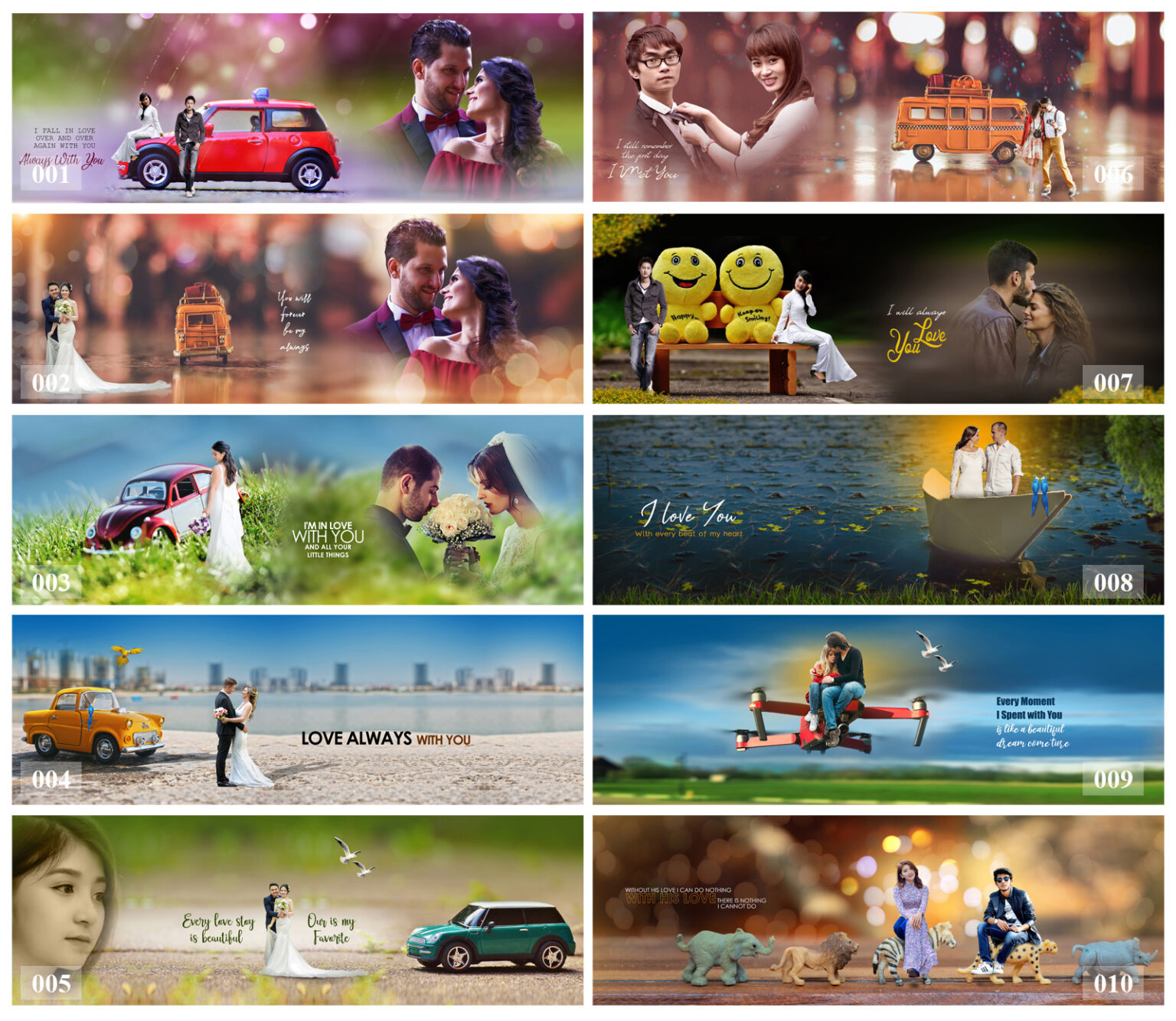 12x36 inch wedding dm background psd (PN-58) - ALBUM PSD