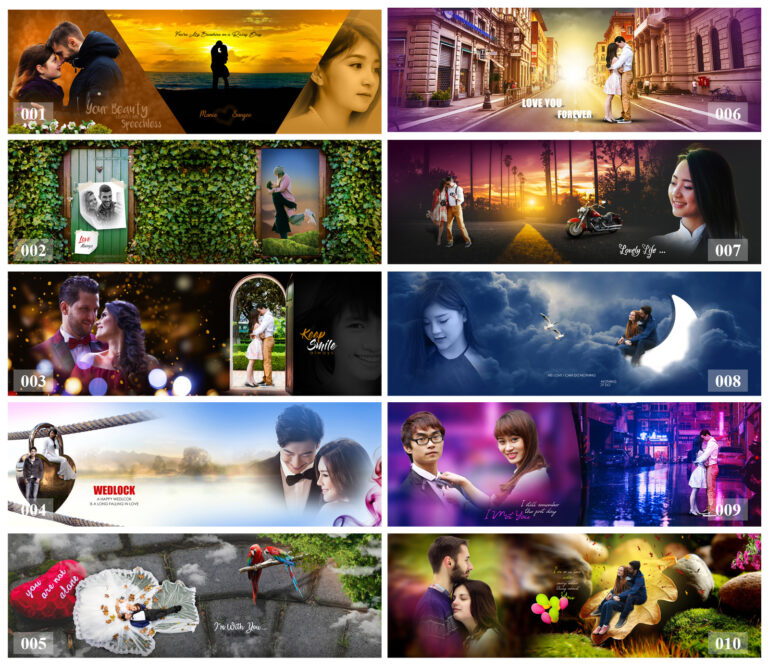 12x36 inch wedding dm background psd (PN-58) - ALBUM PSD