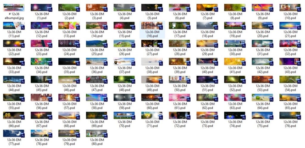 12x36 inch wedding dm background psd (PN-58) - ALBUM PSD