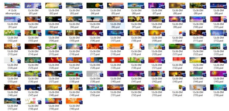 12x36 inch wedding dm background psd (PN-58) - ALBUM PSD